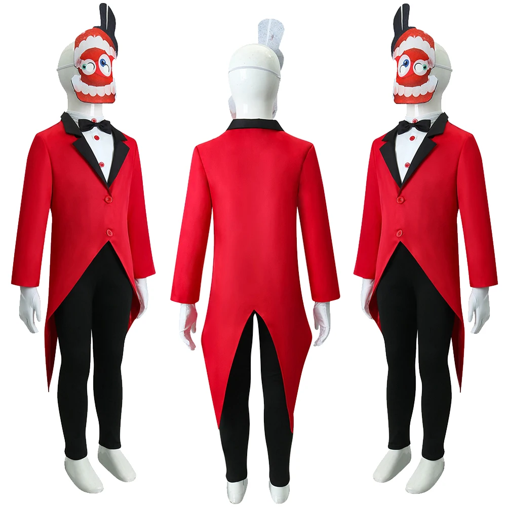 Caine Cosplay Full Suit Mask Outfits Cartoon TV Amazing Cosplay Digital ...