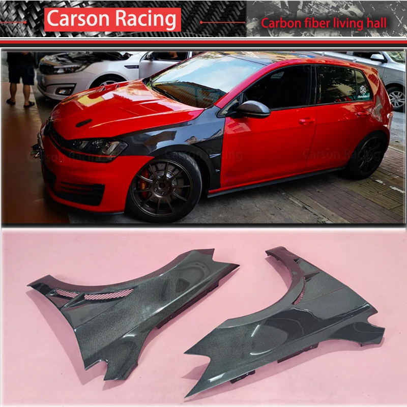 For-Volkswagen-Golf-7-7-5-Retrofit-Replacement-Real-Carbon-Fiber-Fender ...