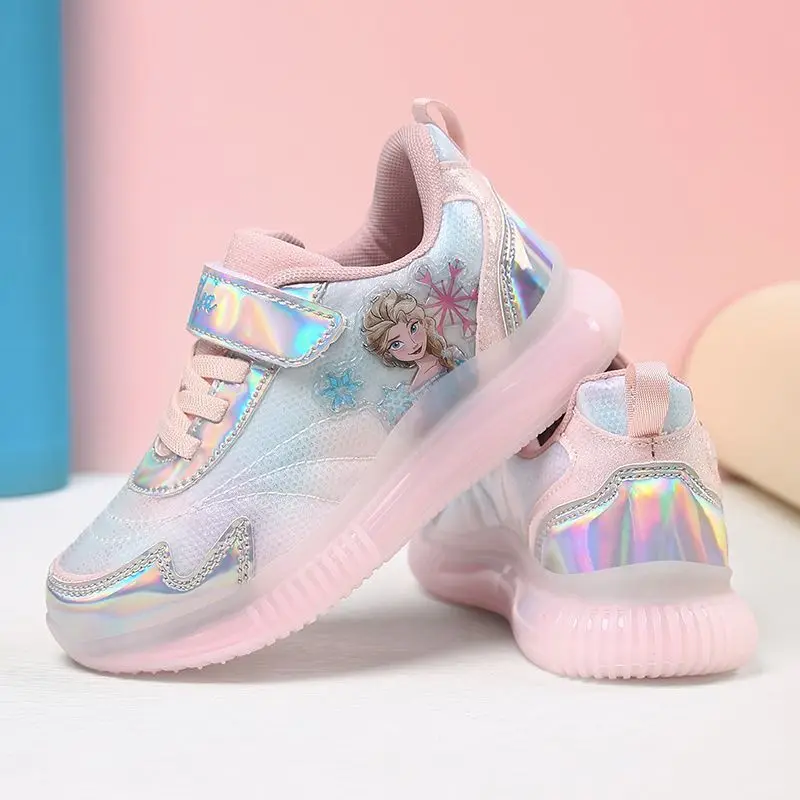 Disney-Children-s-Shoes-Spring-Frozen-Princess-Elsa-Girls-Sports-Shoes ...