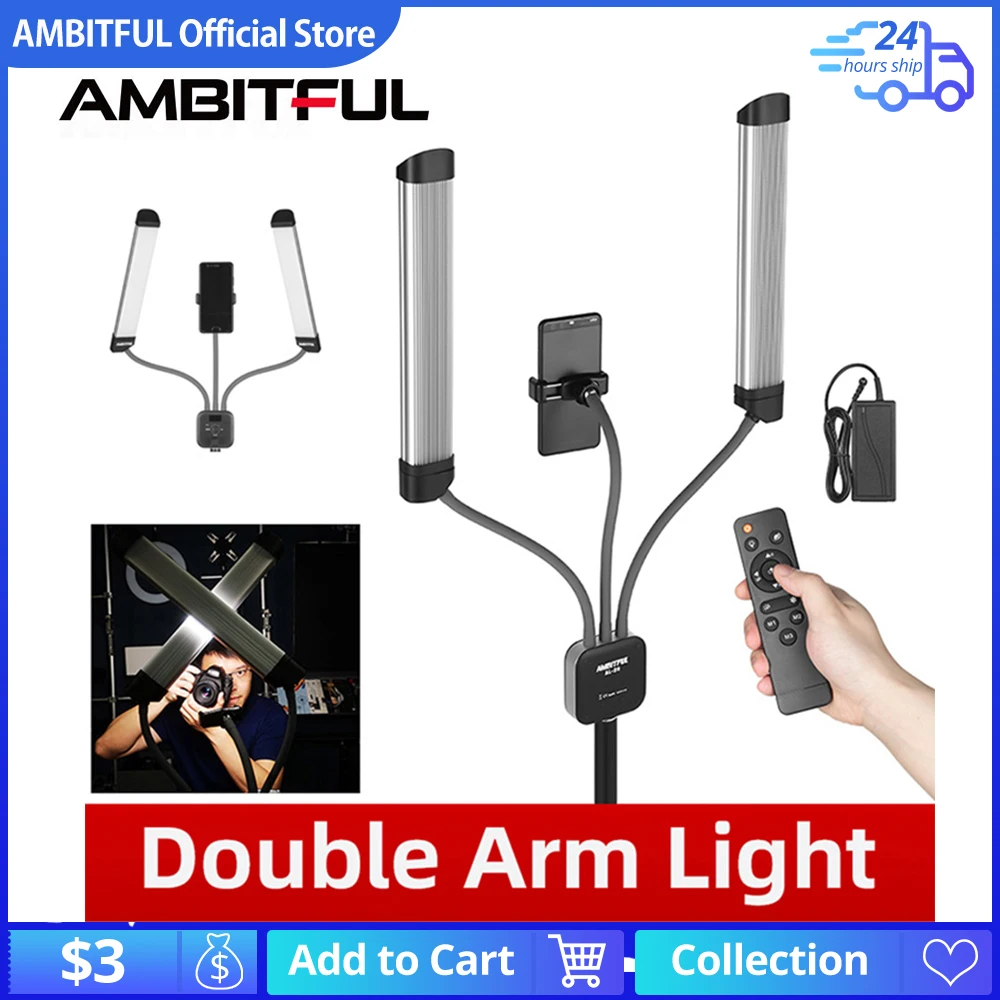 AMBITFUL-AL-20-3000K-6000K-40W-Double-Arms-Fill-LED-Light-Long-Strips ...
