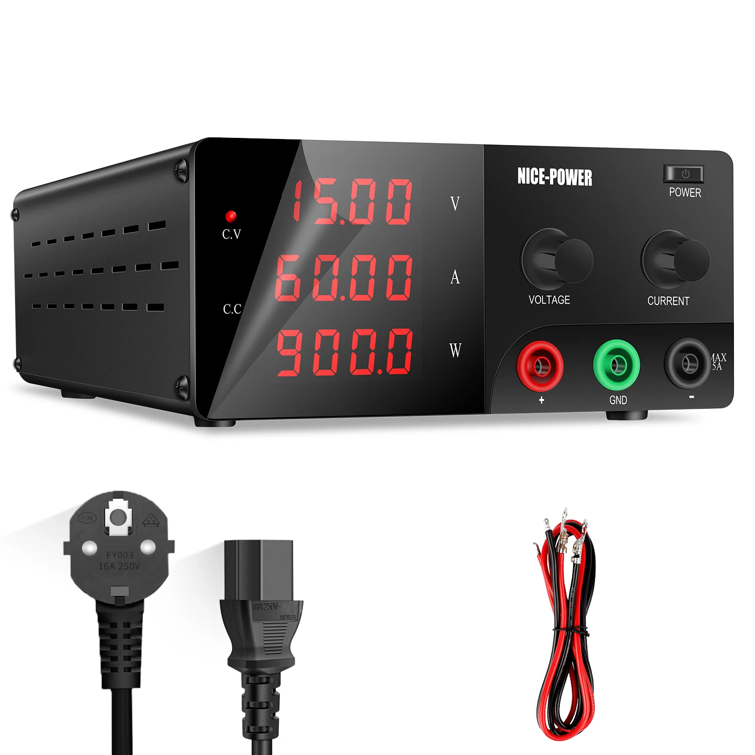 900W DC Lab Power Supply Laboratory Adjustable Switching Power Supplies ...