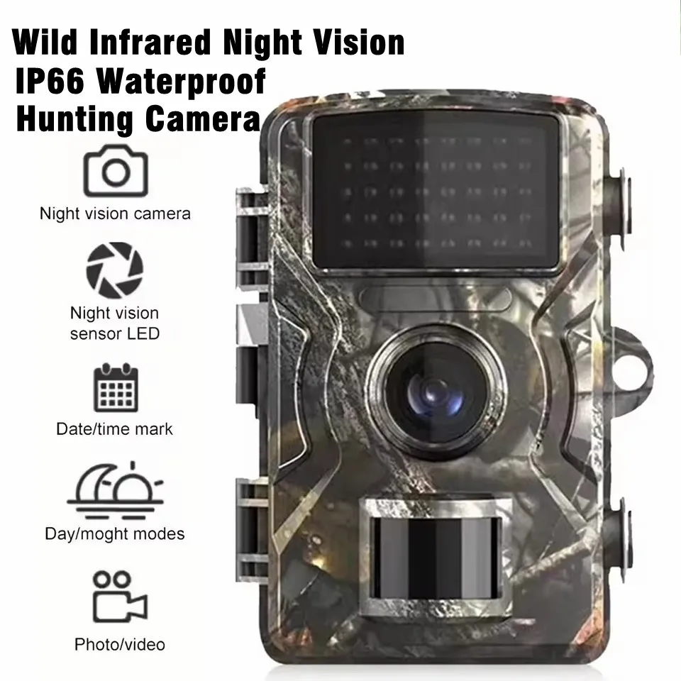 Hunting Camera Wild Infrared Night Vision Outdoor Motion Trail Game Cam ...