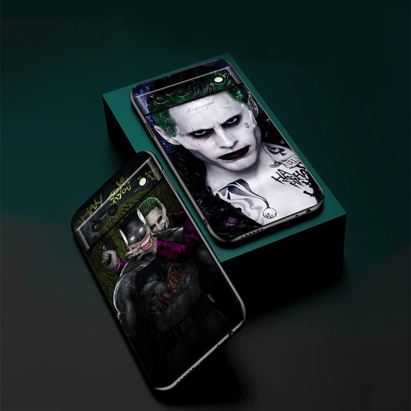 Stylish Joker-Themed Black Soft Phone Case for Google Pixel 4 (HA10206HSE)
