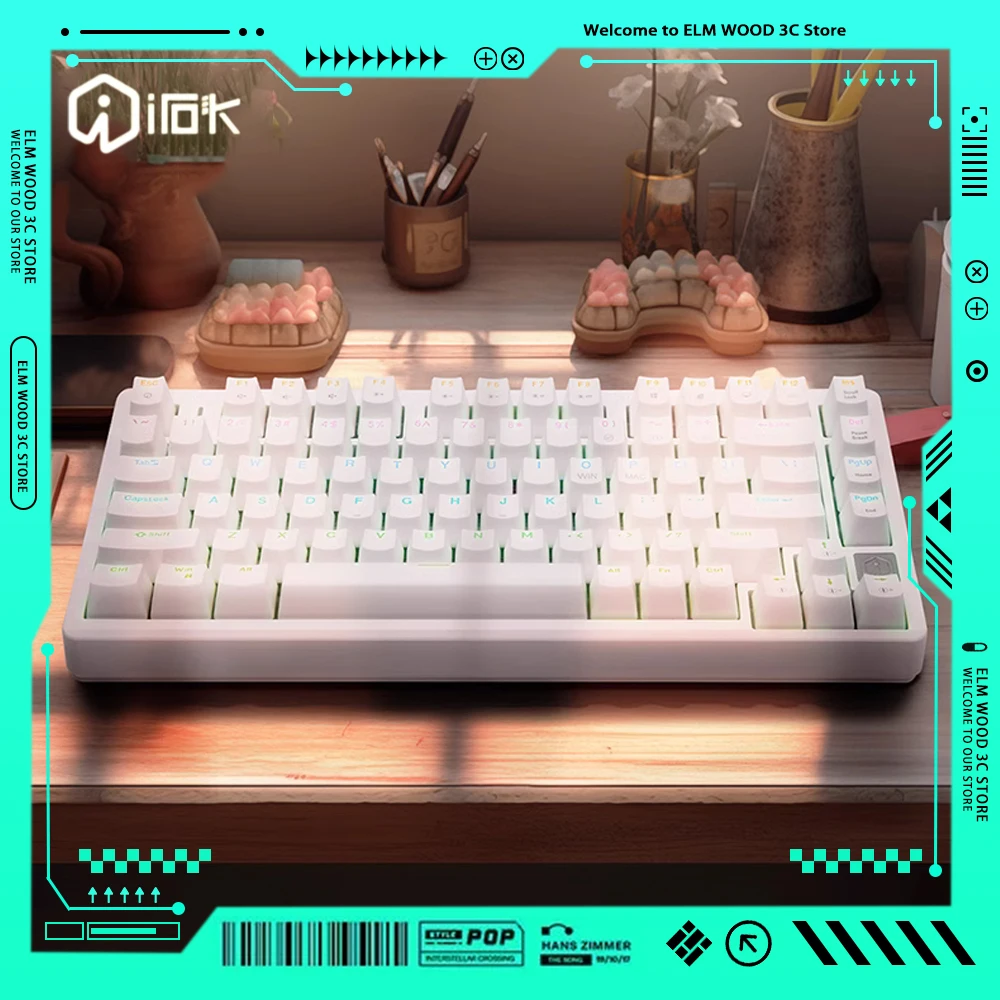 Irok-Nd75-E-Sports-Keyboard-81-Keys-Magnetic-Switch-8k-Return-Hotswap ...