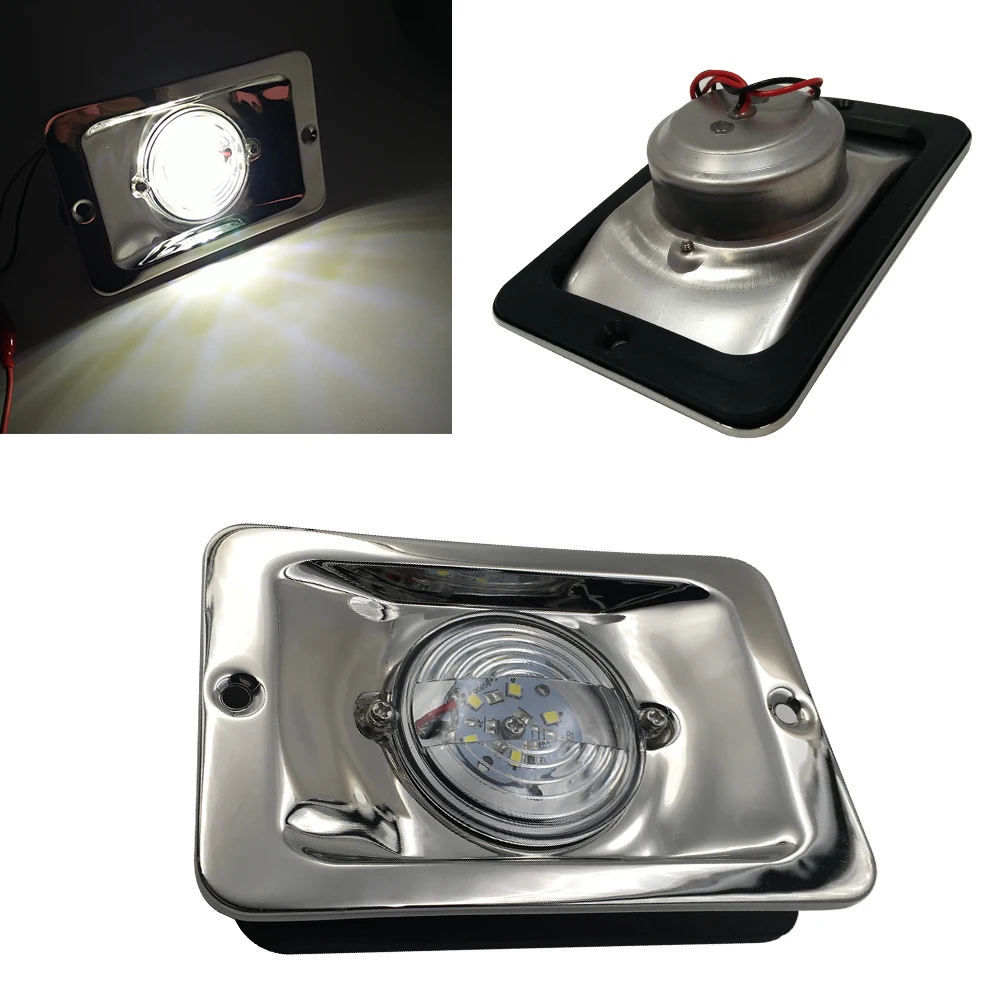 Boats-Waterproof-Stainless-Steel-Navigation-Lamp-White-LED-Stern-Light ...