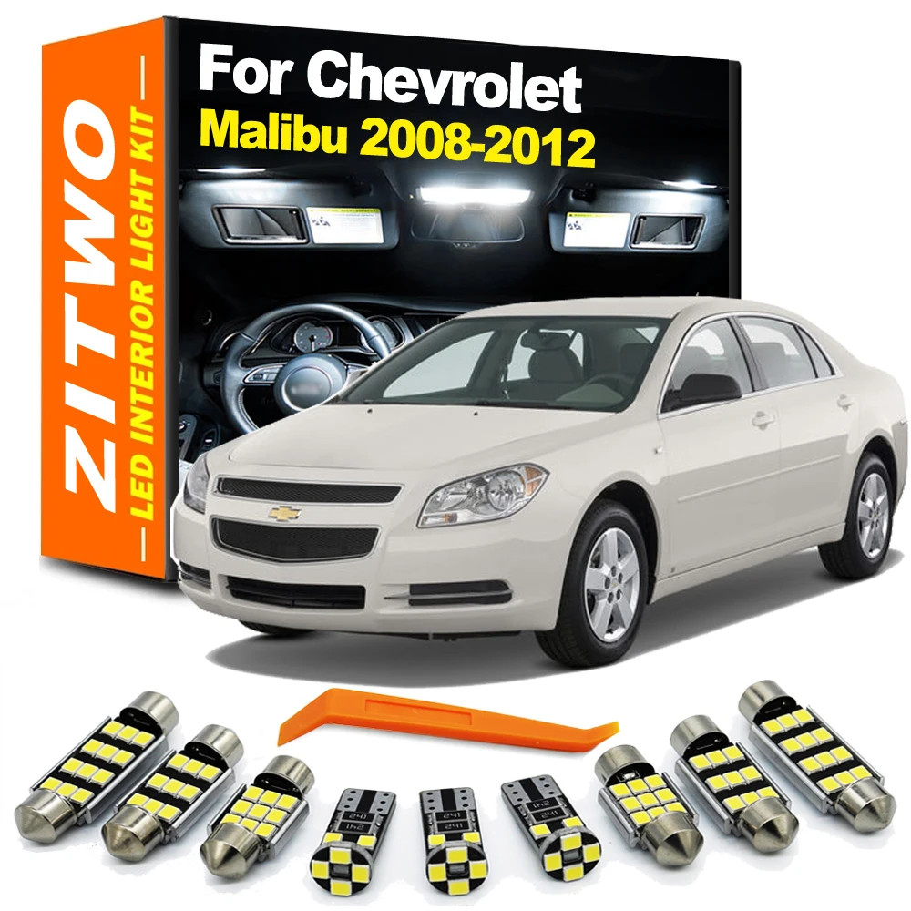 ZITWO 13Pcs Accessories LED Interior Reading Map Light Kit For Chevrolet Chevy Malibu 2008 2009 2010 2011 2012 Trunk Plate Lamp AliExpress