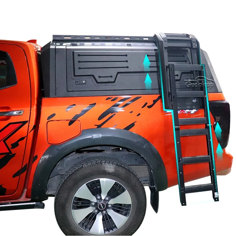 Tacoma-steel-pickup-truck-bed-canopy-ladder-hardtop-hilux-vigo-canopy ...