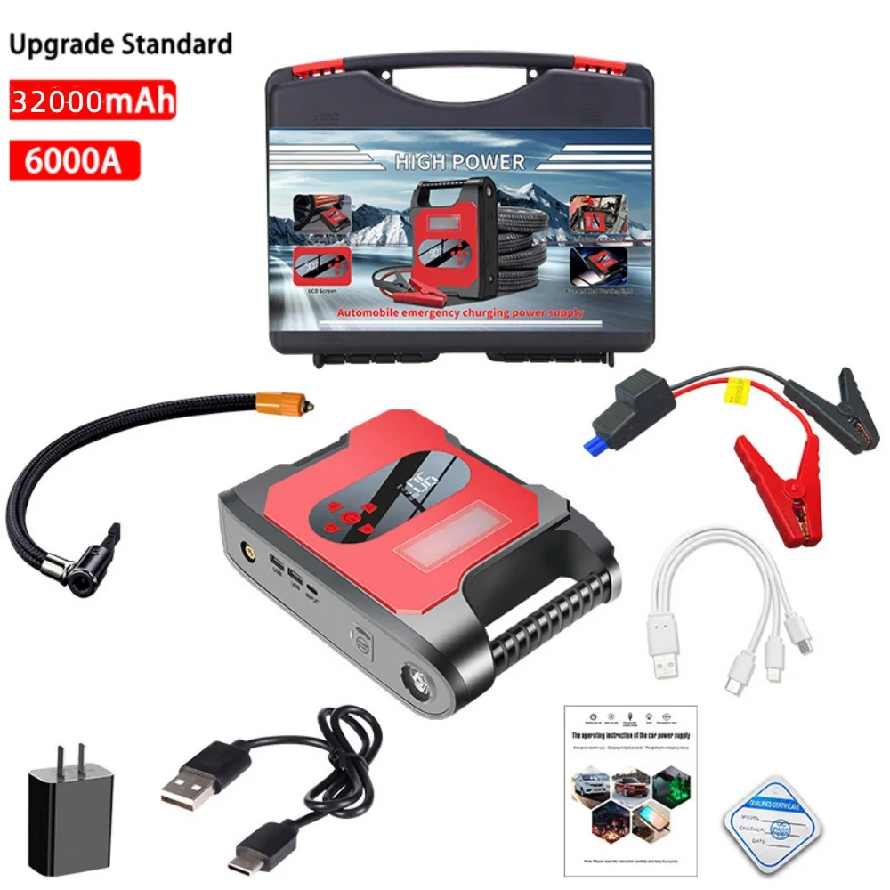 Portable-Jump-Starter-12V-32000mAh-6000A-High-power-Automobile ...