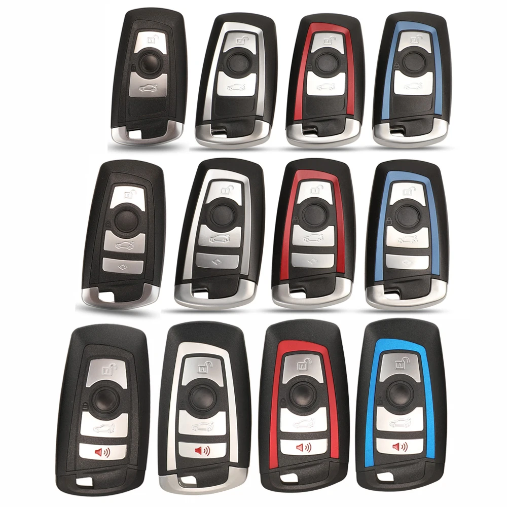 Jinyuqin Smart Car Key Shell Cover Remote Keyless Case For Bmw Cas4 F ...
