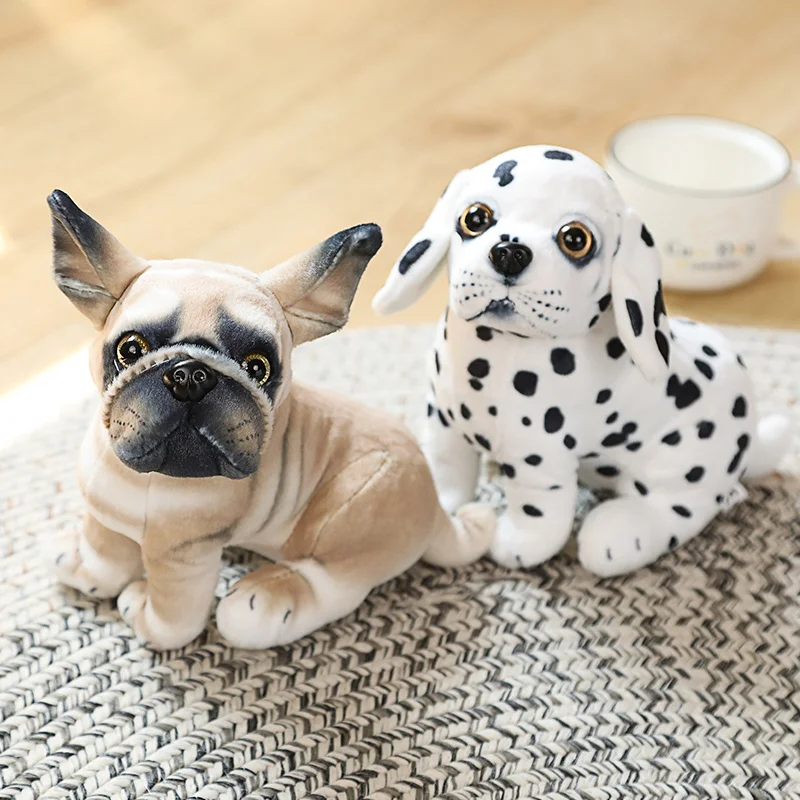 High Quality Simulation Dog Plush Toy Stuffed Pug Bulldog Husky ...