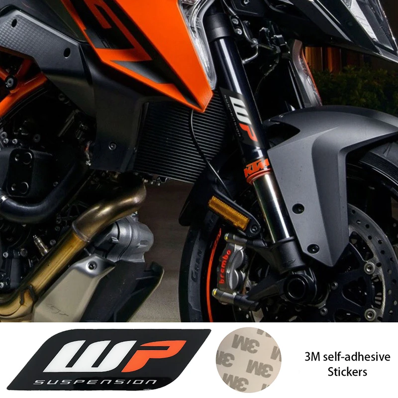 Wp 3d Motorcycle Waterproof Stickers Shocker Damper Decal For Ktm Kym ...