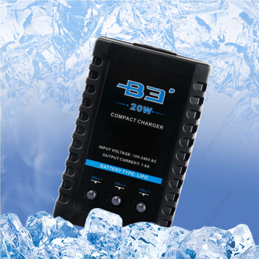 B3 20W B3 Pro 10W RC 2S 3S Lipo 충전식 배터리 어댑터, 7.4V 11.1V 전문 충전기 + 전원 공급 장치 소형 충전기| | - AliExpress