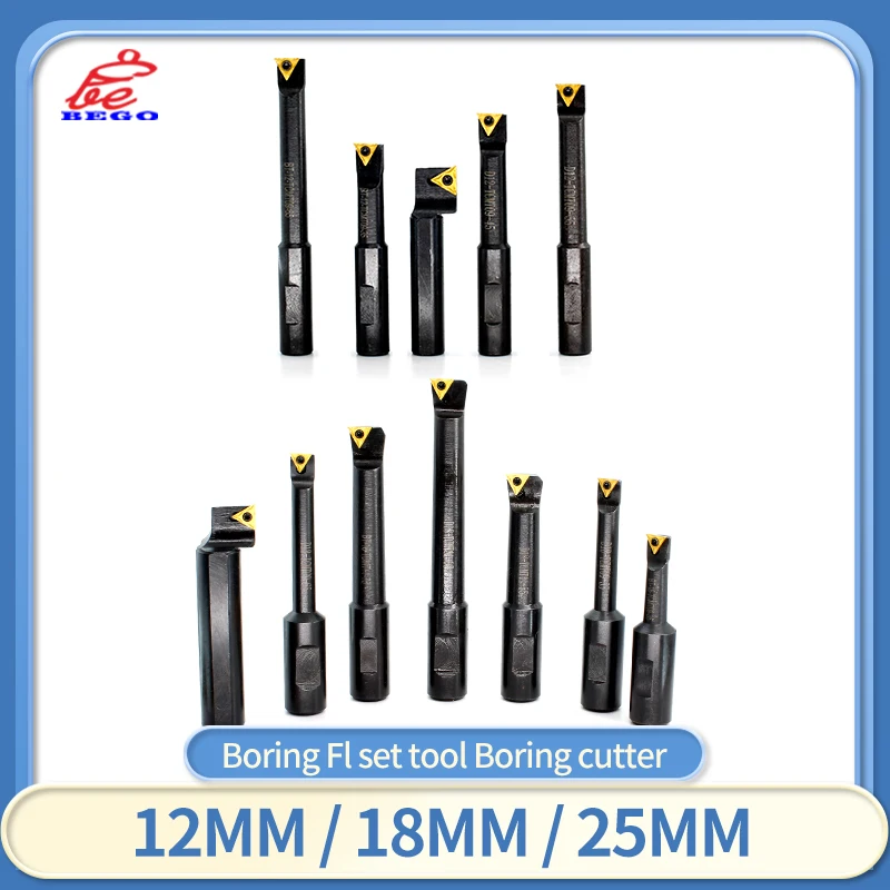 12mm-5PCS 12mm-9PCS 18mm-7PCS 18mm-12PCS Boring Cutter Set Boring Head ...