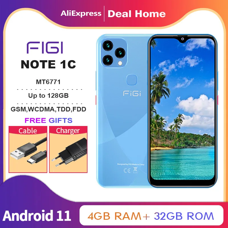 FIGI NOTE 1C Android 11 Celular, Smartphone 4G, 4GB de RAM, 32GB ROM ...
