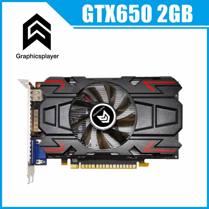 Placa de vídeo original gtx650 2gb 128bit sp 384 placa gráfica vga para ...