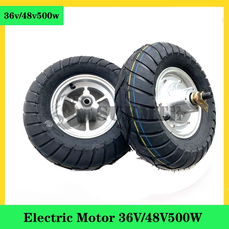Electric-Motor-36V-48V500W-High-Speed-Brushless-Motor-Wheel-Hub-for ...
