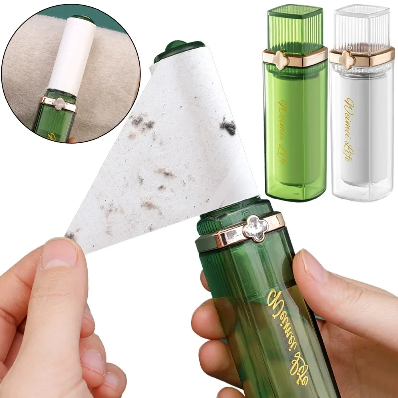 Mini-Lint-Roller-Travel-Portable-Sticky-Roller-Creative-Lipstick ...