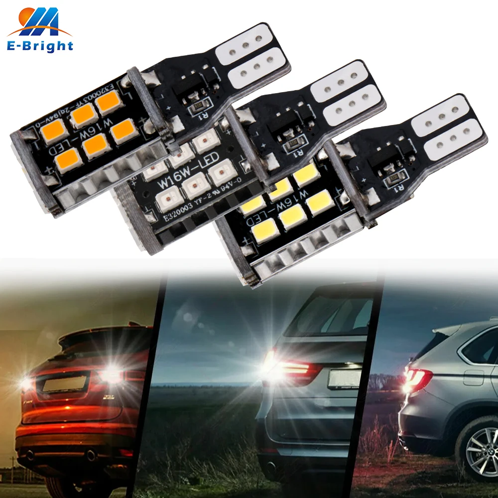 2pcs-Canbus-No-Error-T15-W16W-2835-SMD-15-LED-WY16W-Amber-Red-White ...