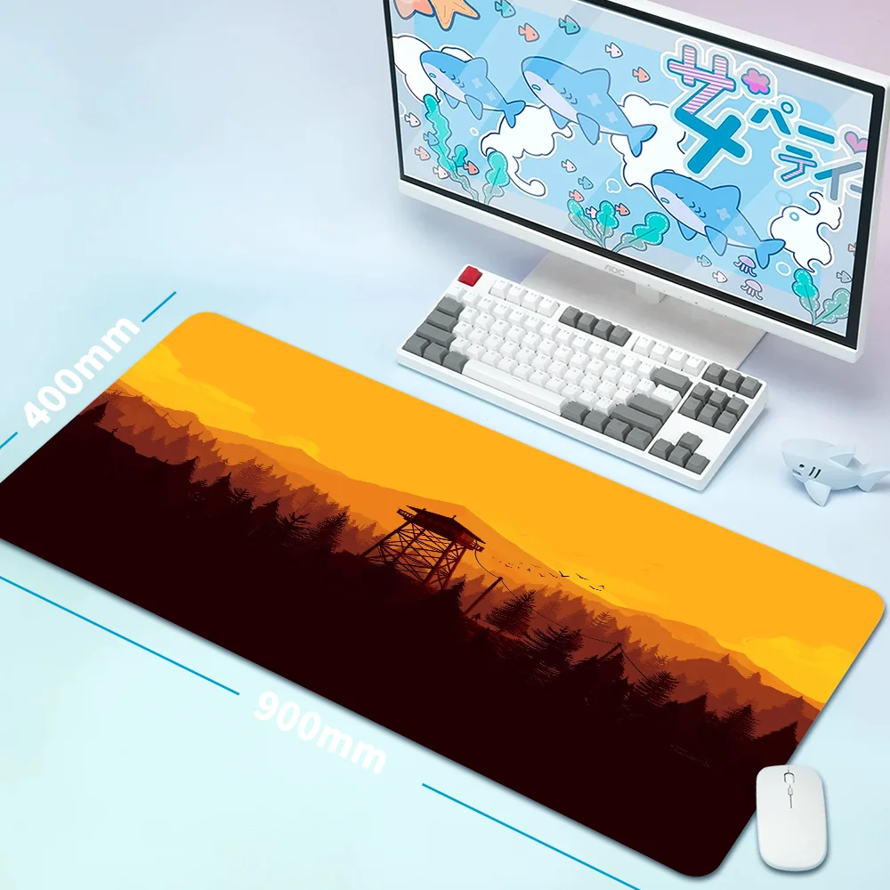DIY-Deep-Forest-Firewatch-Laptop-Gamer-Mousepad-Gaming-Mouse-Pad-Large ...