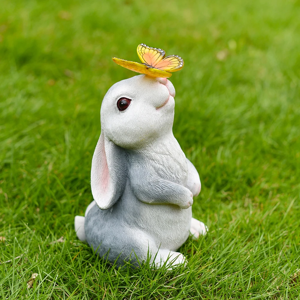 Solar-Rabbit-Light-Solar-Bunny-Decorative-Light-Waterproof-Seated-Bunny ...