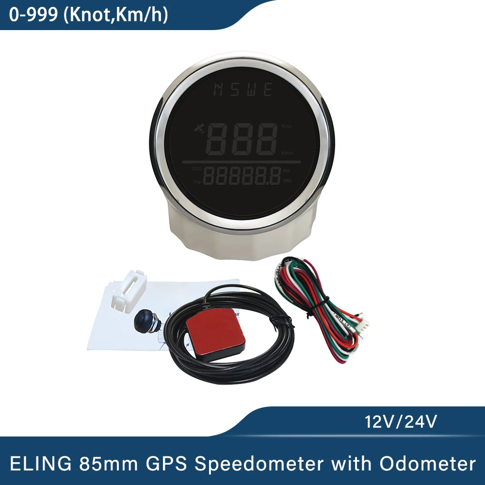 Universal Speedometer ELING 52mm GPS Speedometer - Universal Marine ...