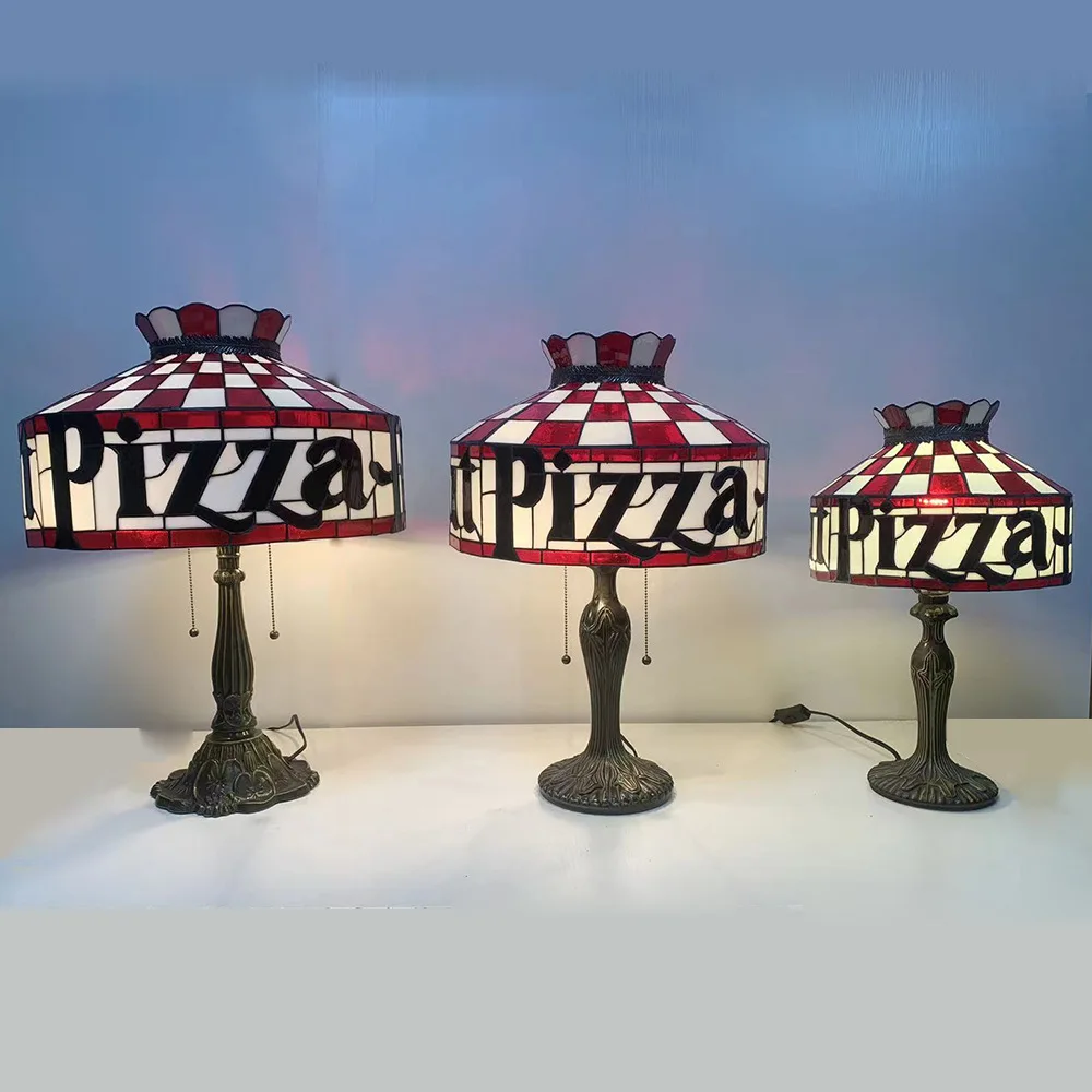 Stained-Glass-Decorative-European-Letters-Pizza-Pattern-Practical ...