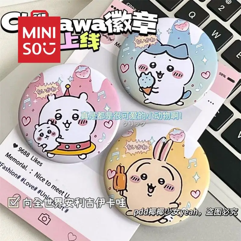 New-MINISO-Series-Chiikawa-Medal-Kawaii-Cute-Hachiware-Japanese-Anime ...
