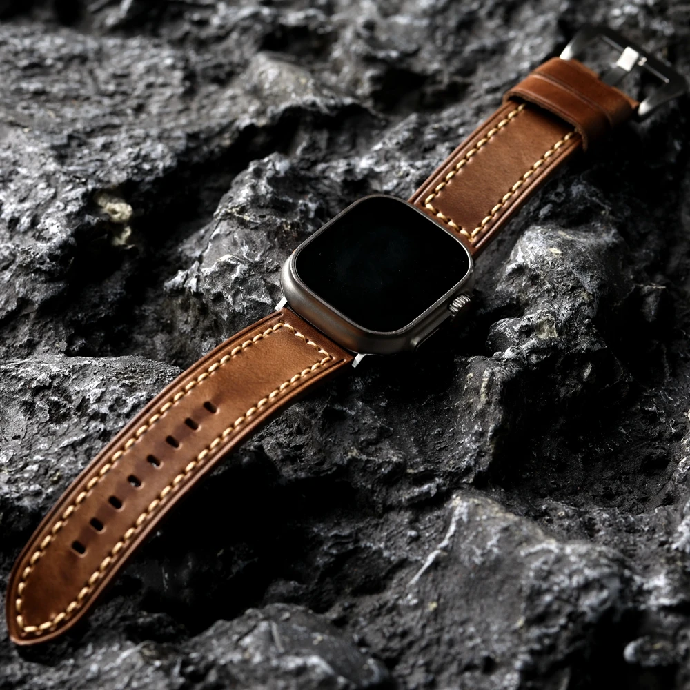 Premium-Head-Cowhide-Leather-Strap-USA-Chicago-Leather-Watchband ...