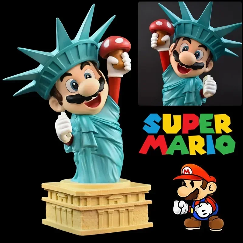 Super-Mario-Funny-Figure-Model-Anime-Creative-Statue-of-Liberty-Cartoon ...