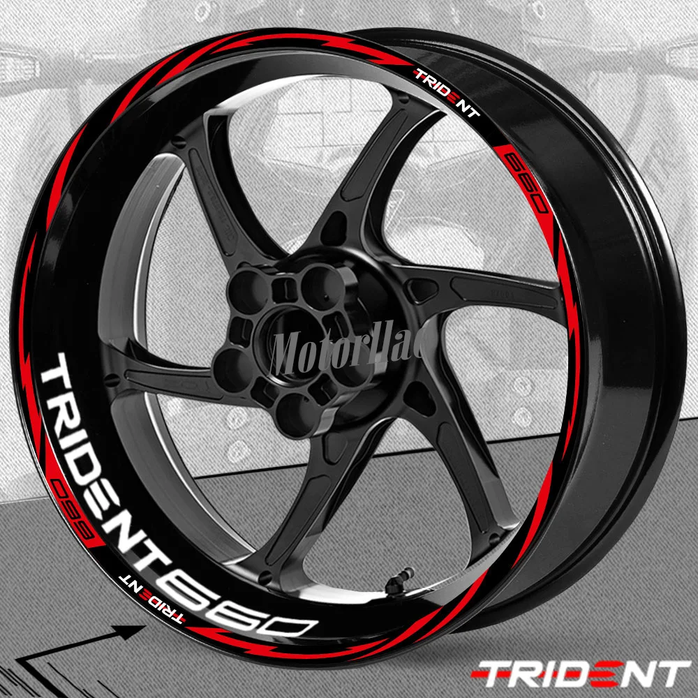 Motorcycle Reflective Wheel Stickers Rim Decals Stripe Hub Tape ...