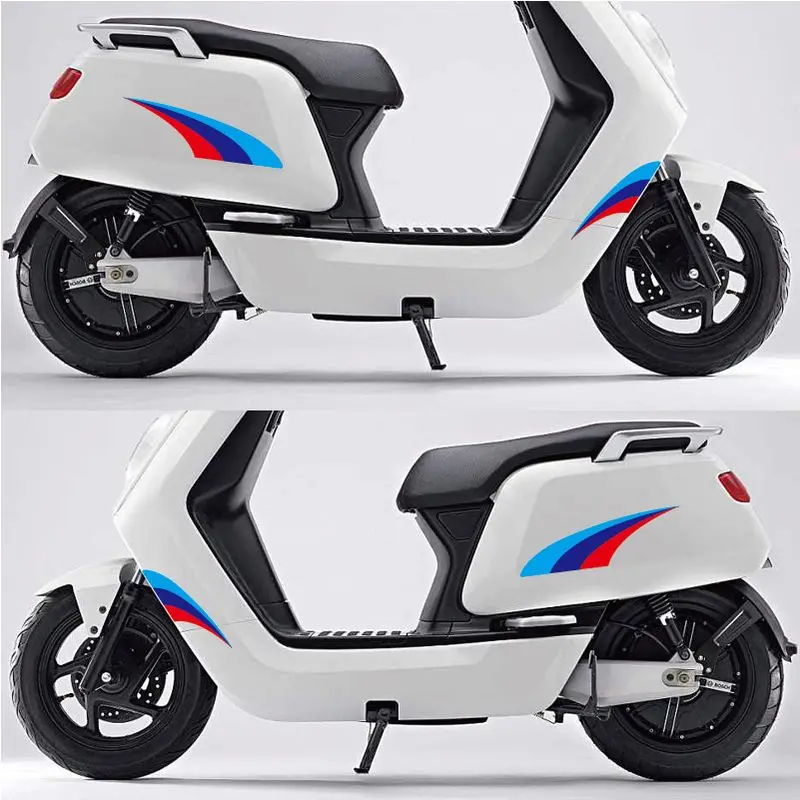 Motorcycle decals Electric car decals France Germany Italy tricolor ...