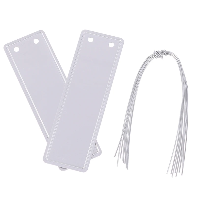 10PCS Aluminum Plant Label Tree Tags with Metal Wires Double Sided ...