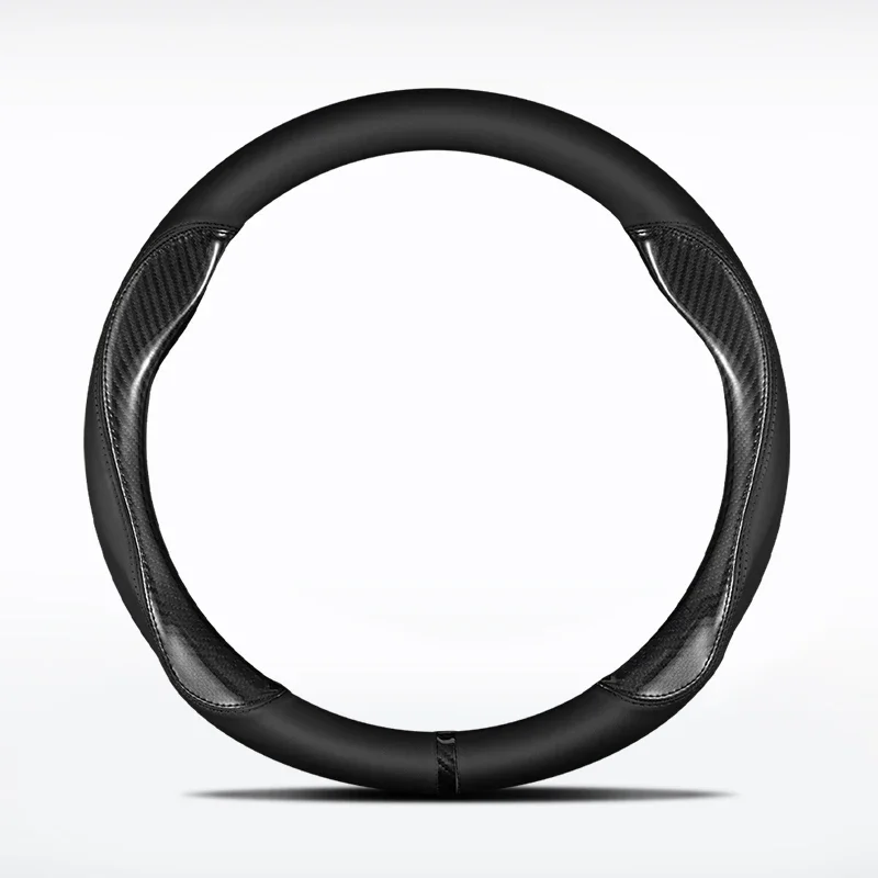 Genuine Leather Car Steering Wheel Cover, Carbon Fiber, 38cm, for Lexus ...