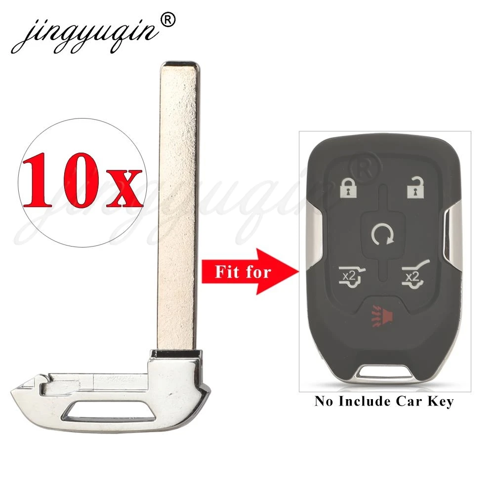 10X-Insert-Emergency-Car-Key-Blade-Uncut-Blank-For-Chevrolet-Tahoe ...
