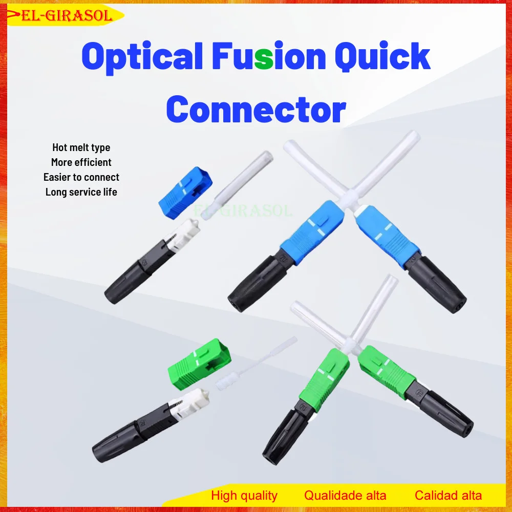 Conector rápido de fibra óptica sc upc/apc SOC Fusion empalme on FTTH ...