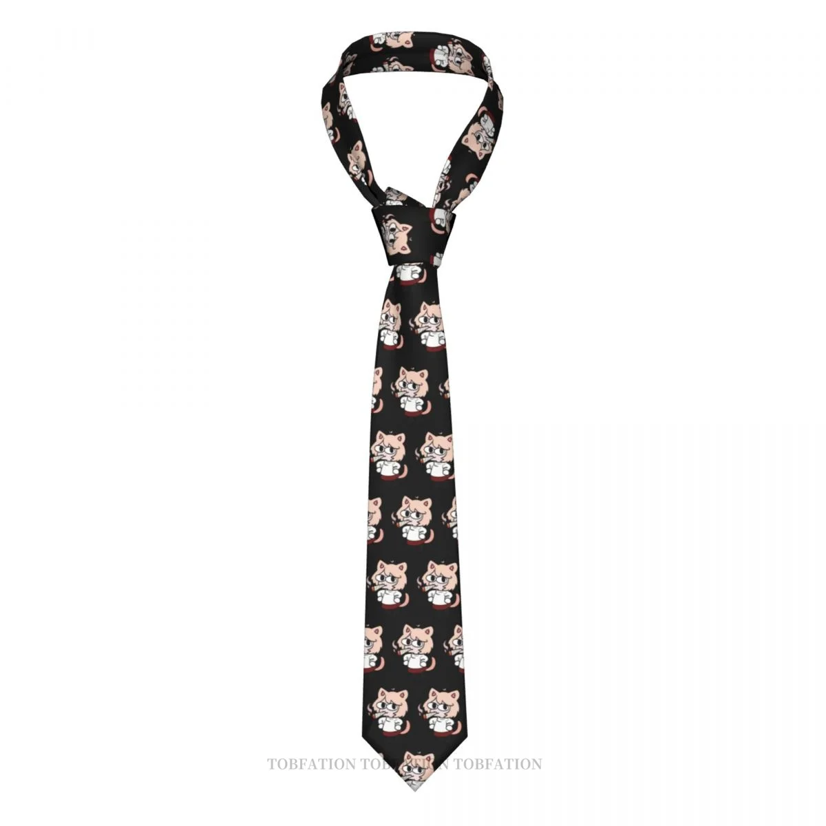 Neco Arc NECOARC Cat Starry Night Men Ties 3D Printed Hip-Hop Street ...