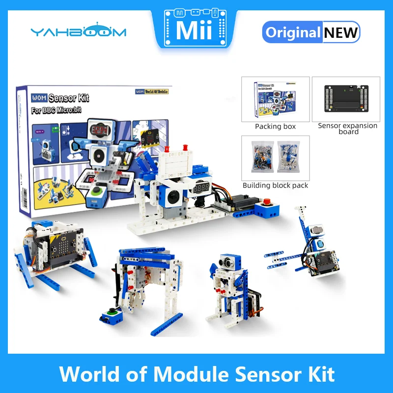 21-in-1Robotics-Kit-Microbit-V2-DIY-Electronic-Sensor-Kit-Programmable-Toy-for-Kids-Support ...