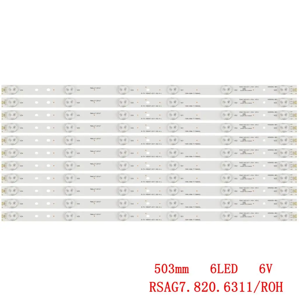 LED backlight strip for Hisense 50_HD500DU B01 RSAG7.820.6311/ROH ...