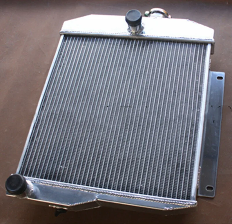 2 Row Aluminum Radiator For 1955 Jeep Willys / 1959-1971 Jeep CJ3 CJ5 ...