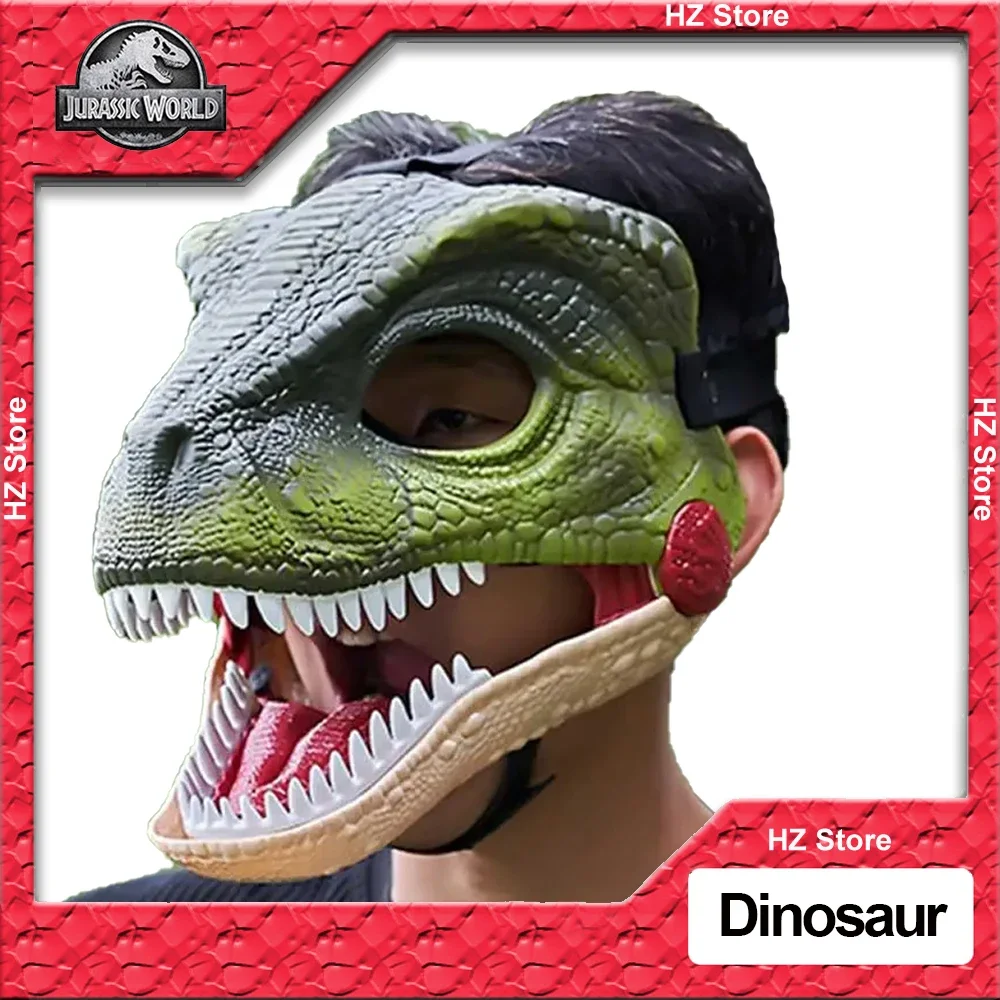 Jurassic-World-Dinosaur-Mask-with-Opening-Jaws-Sound-Effect-Hard ...