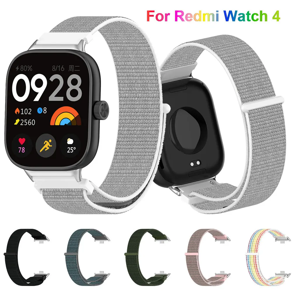 Nylon-Watch-Strap-For-Redmi-Watch-4-Xiaomi-Mi-band-8-pro-Wrist-Band ...