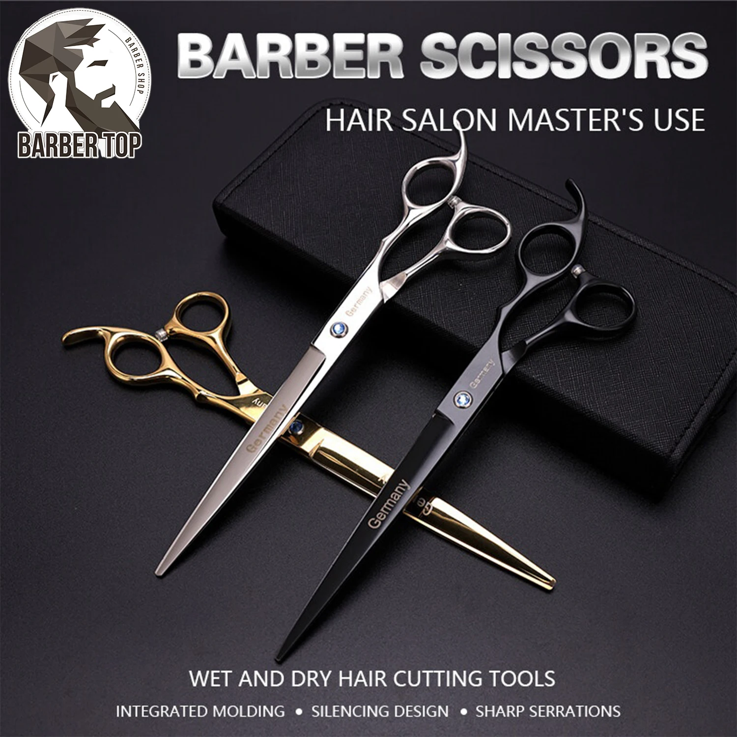 Professional-8-Inch-Hairdressing-Scissors-High-Quality-Salon-Flat-Cuts ...