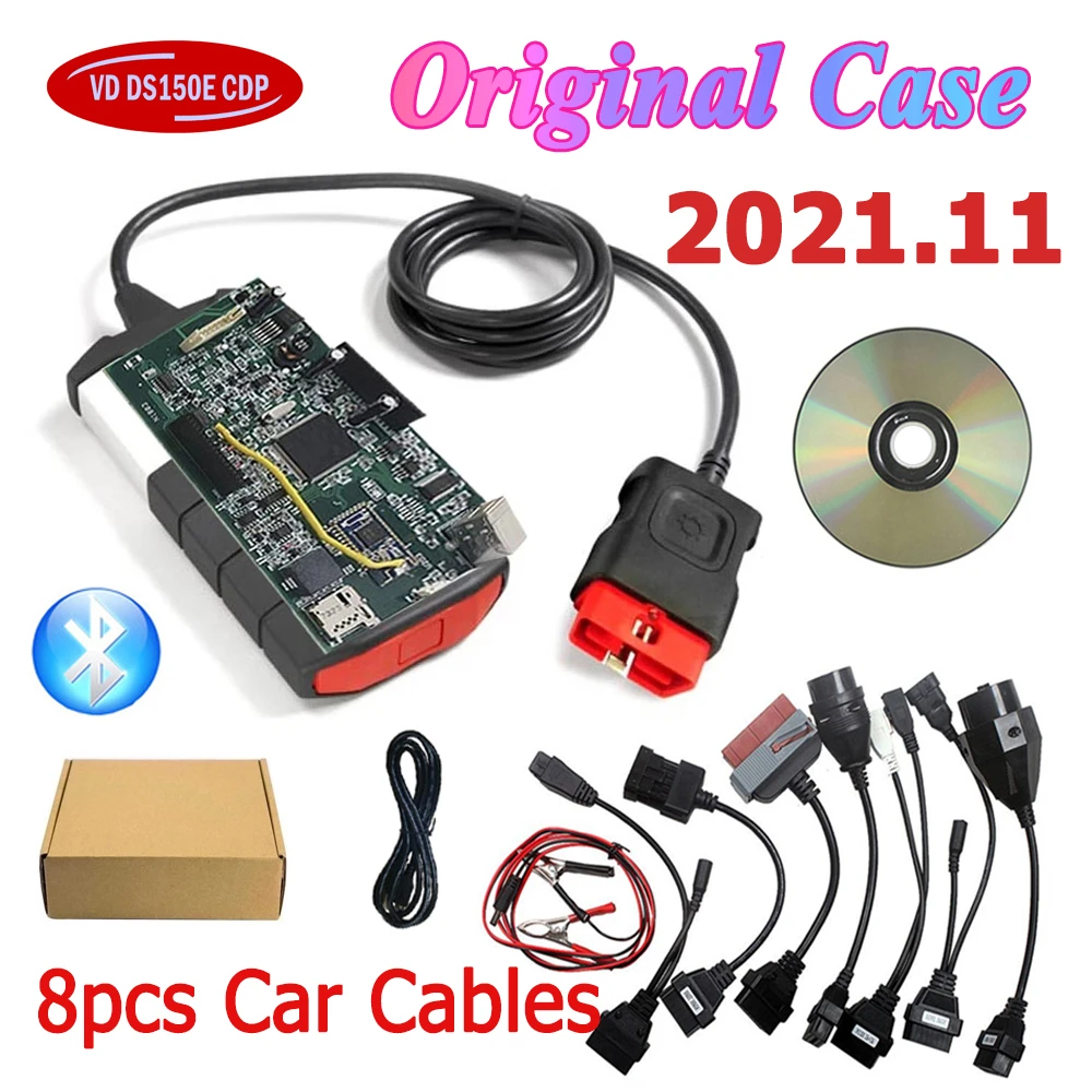 2021 New Vci 2018.r0 Vd Ds150e Cdp With Bluetooth 2017.r3 Keygen On Cd For Delphis Obd2 ...