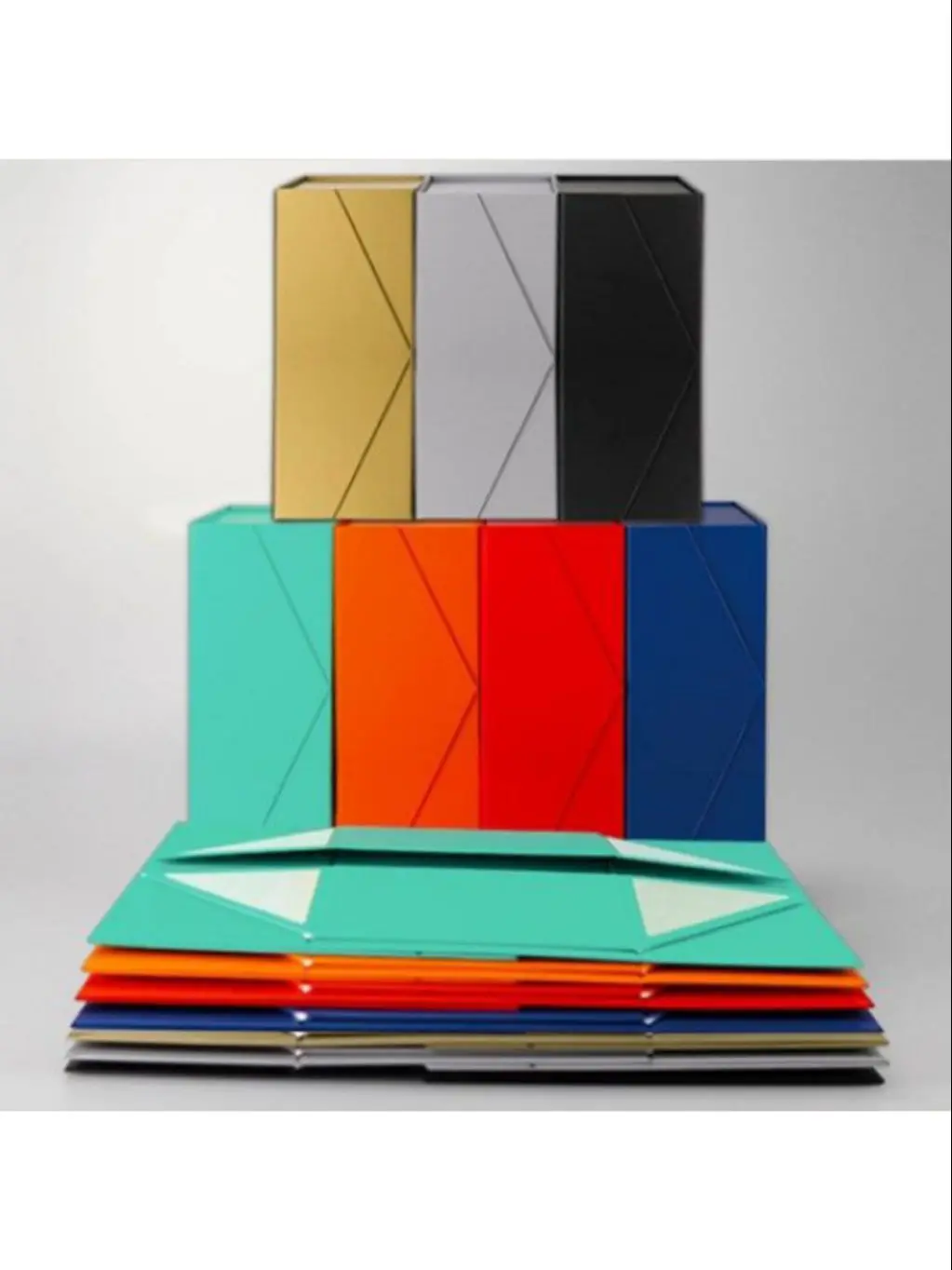 2pcs-Cuboid-Clamshell-Magnetic-Lid-Gift-Box-Storage-Cardboard-Paper ...