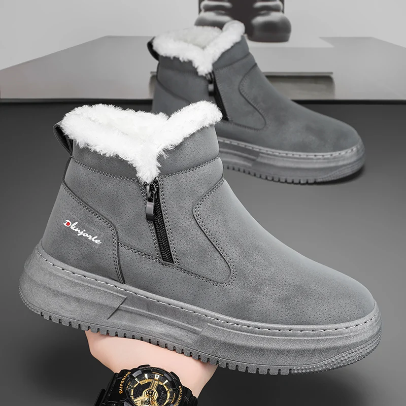 Winter-High-Top-Keep-Warm-Shoes-Good-Quality-Waterproof-Upper-Plush ...