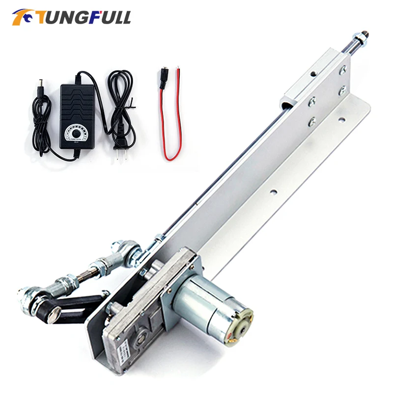 DC24V ลูกสูบ Linear Actuator Telescopic Rocker Arm Actuator 3 15ซม. ...