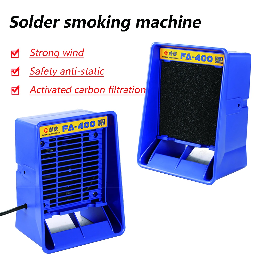 220V-110V-FA-400-Solder-iron-Smoke-Absorber-Soldering-ESD-Fume ...