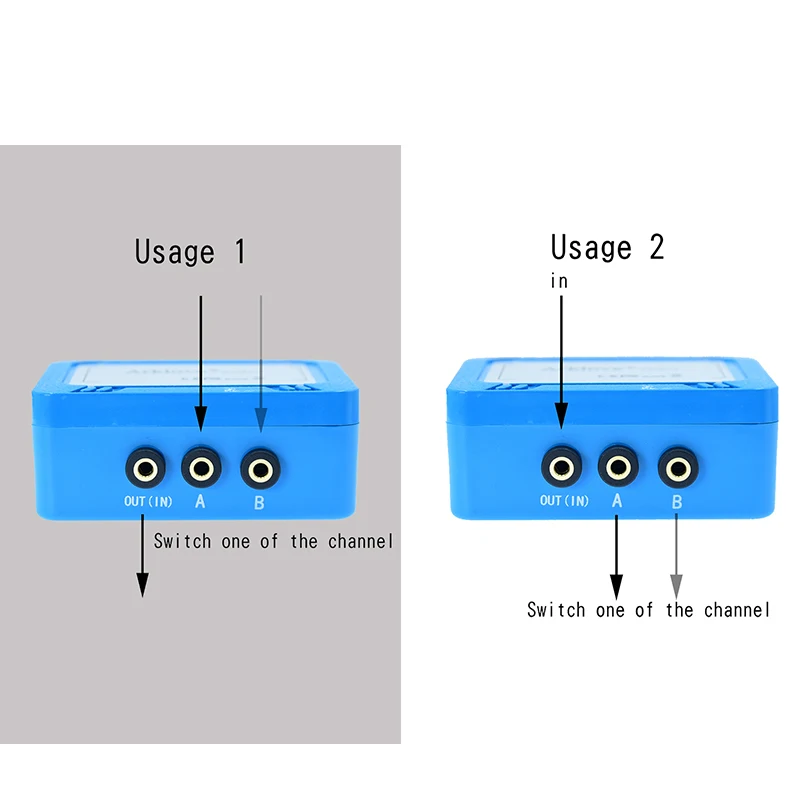 Stereo Audio Switcher 2 1 | 2 Aux Inputs 1 Output | Selector Audio 3.5 ...