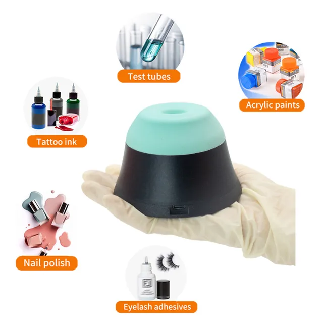 IKEME Mini Vortex Mixer Electric Liquid Nail Polish Tattoo Ink Shaker ...