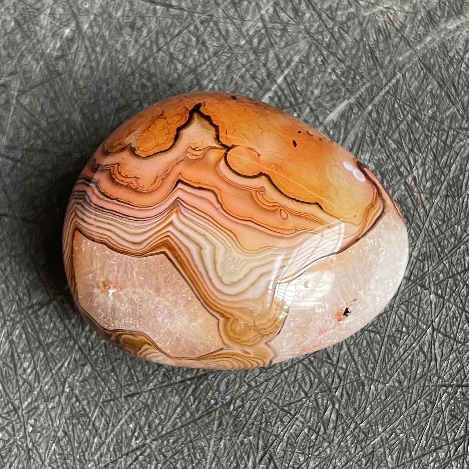 Natural Stone Carnelian Crystal Silk Agate Quartz Decoration Polished ...